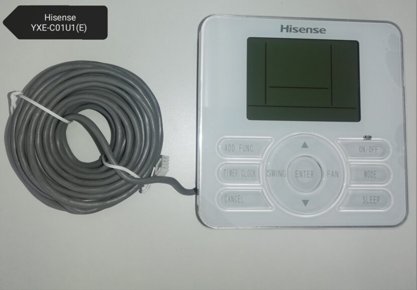 Mando Aire Acondicionado Hisense YXE-C01U1(E) | Climaprecios SL
